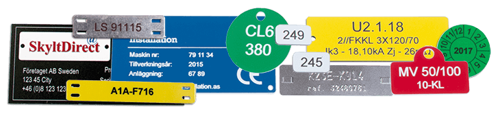 Printade hårdplastskyltar inom 24 timmar från SkyltDirect!